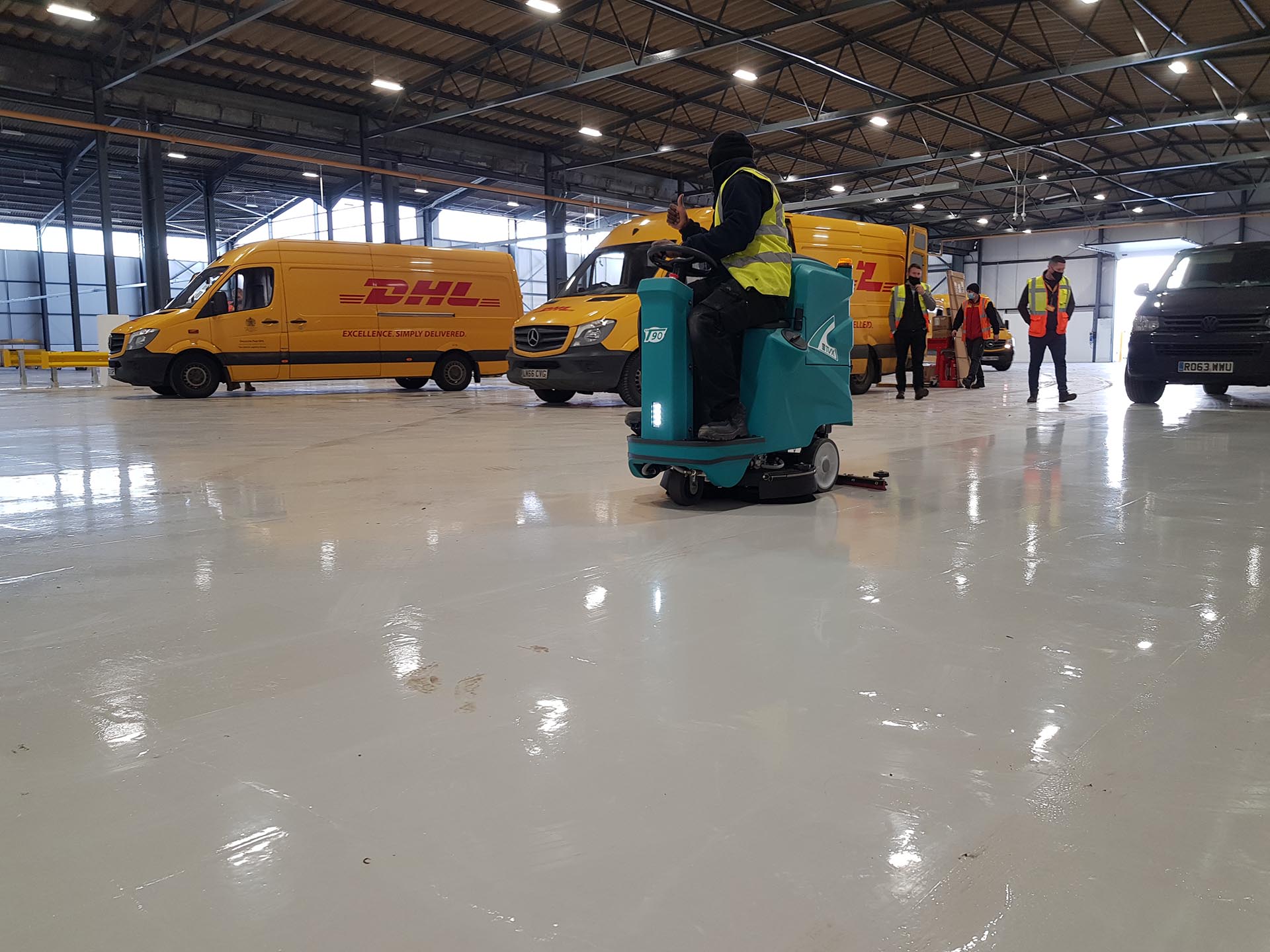 TVX T90/70R 90L Compact Ride-On Scrubber Dryer